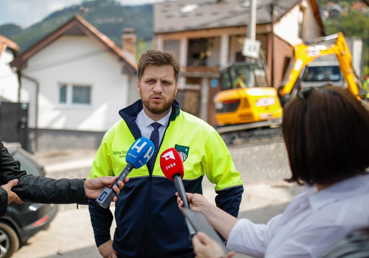 Počela sanacija dijela ulice Za beglukom – plato Širokača, projekat ...